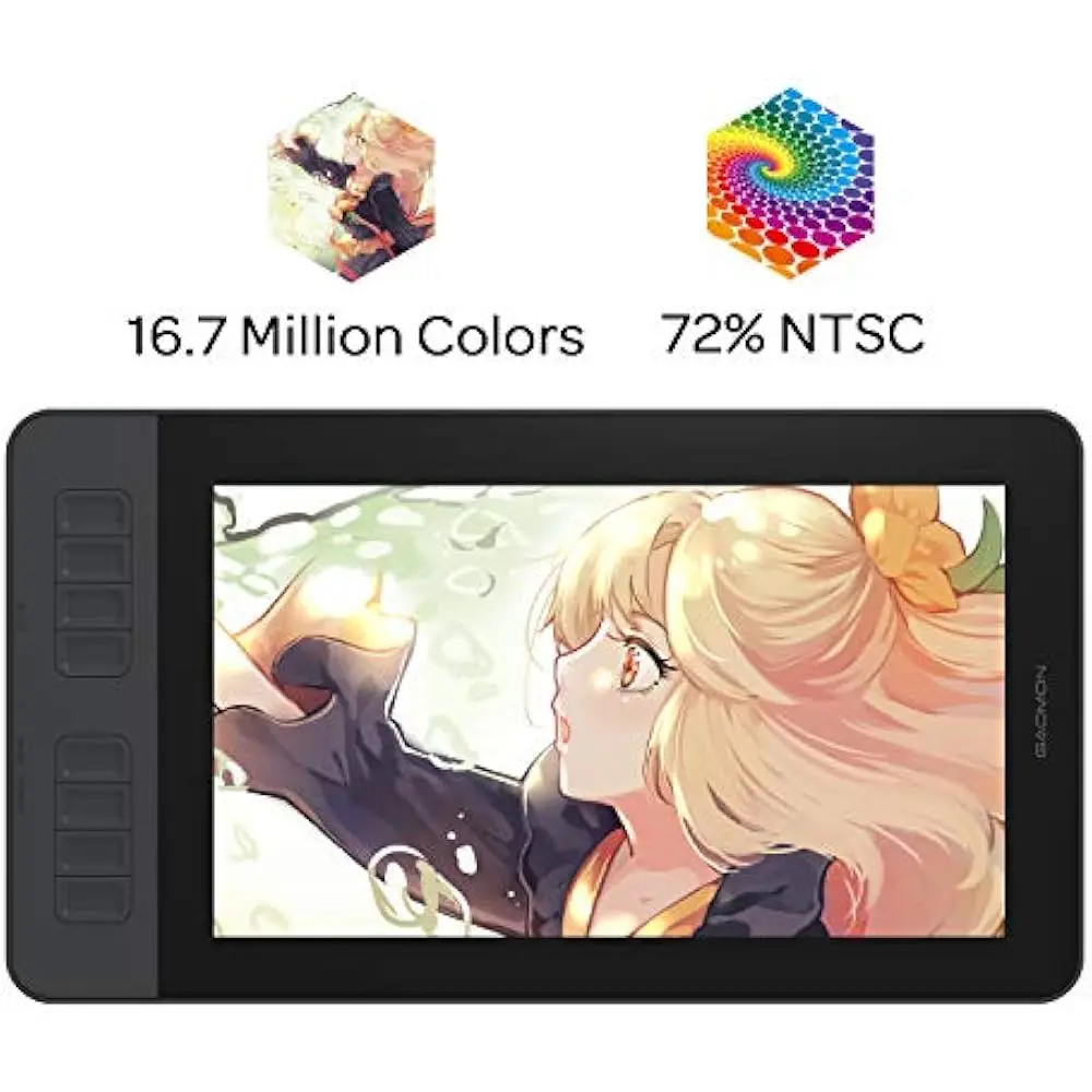 GAOMON PD1161 11.6" Drawing Tablet with Screen, Battery-Free Stylus ...