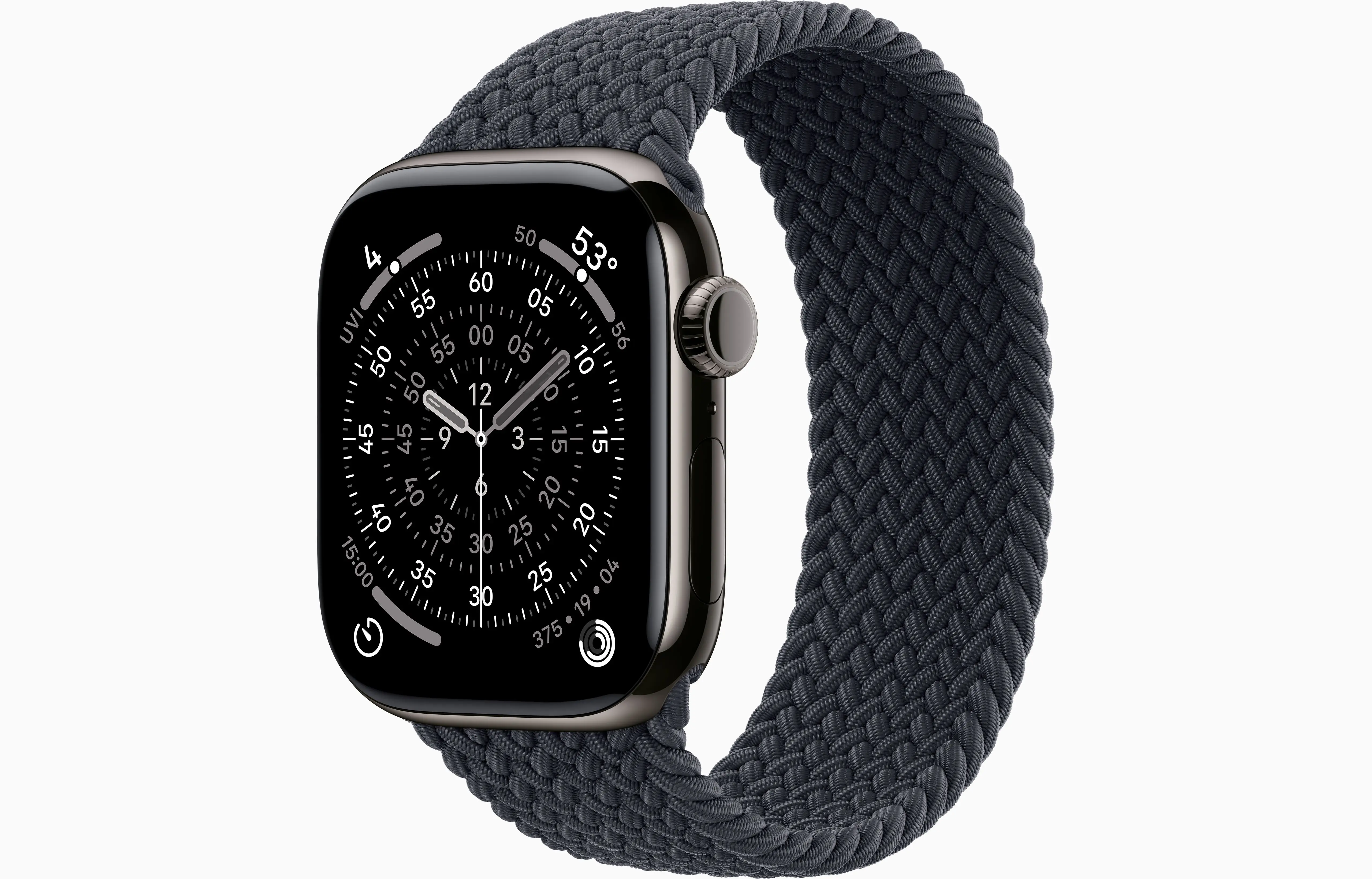 Apple Watch Series 11 Titanium GPS ( Textile, Braided Solo Loop )